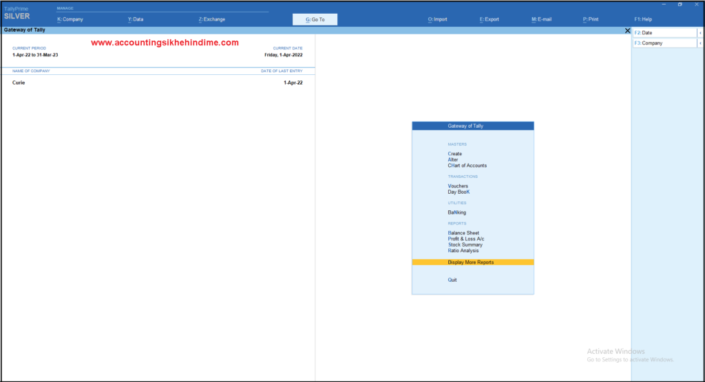 How To Export GSTR 1 From Tally Prime In JSON File